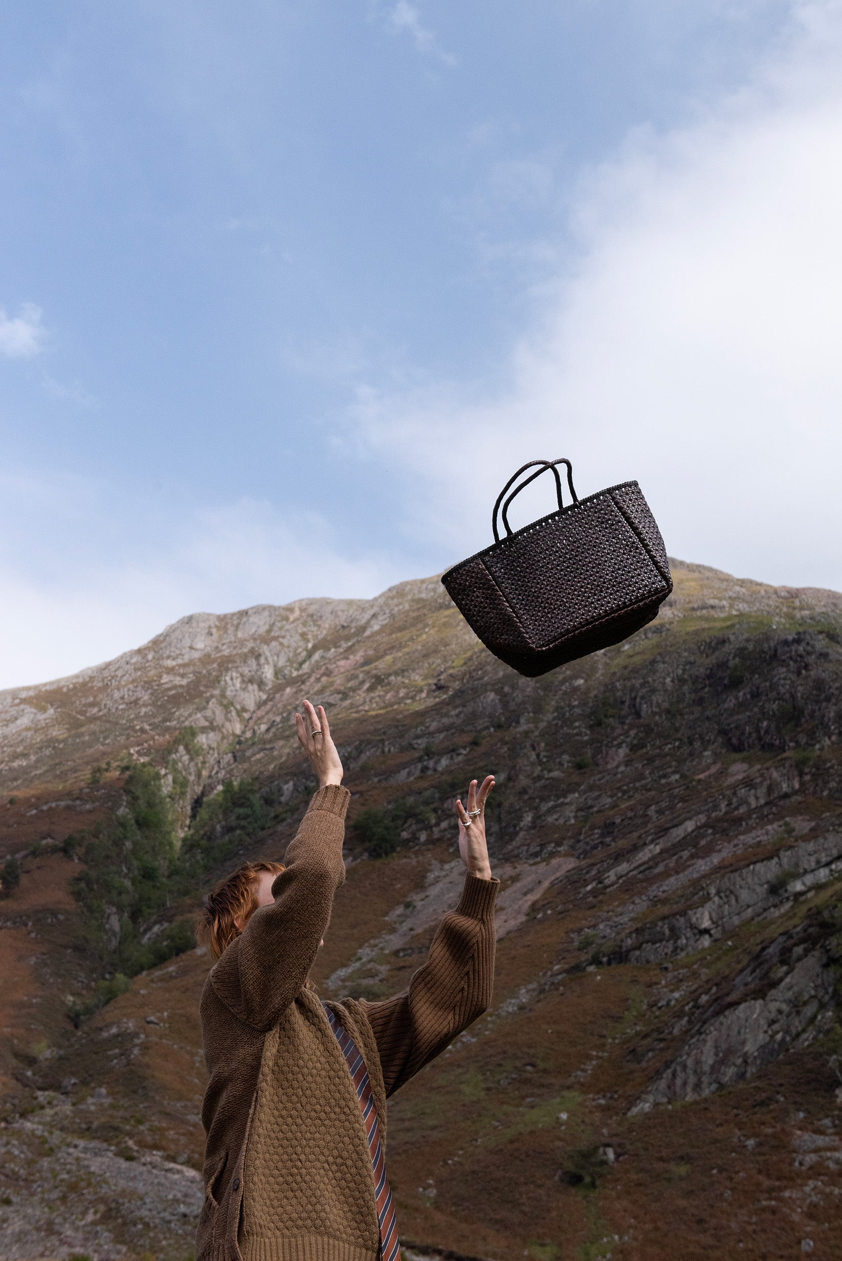 MAISON N.H PARIS [メゾンエヌアッシュパリ] - ANNETTE CUIR Leather tote Bag